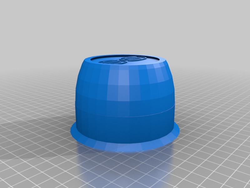 Free 3D file 84mm OD 70mm hub 71 chevelle ss center cap 🧢・Object to ...