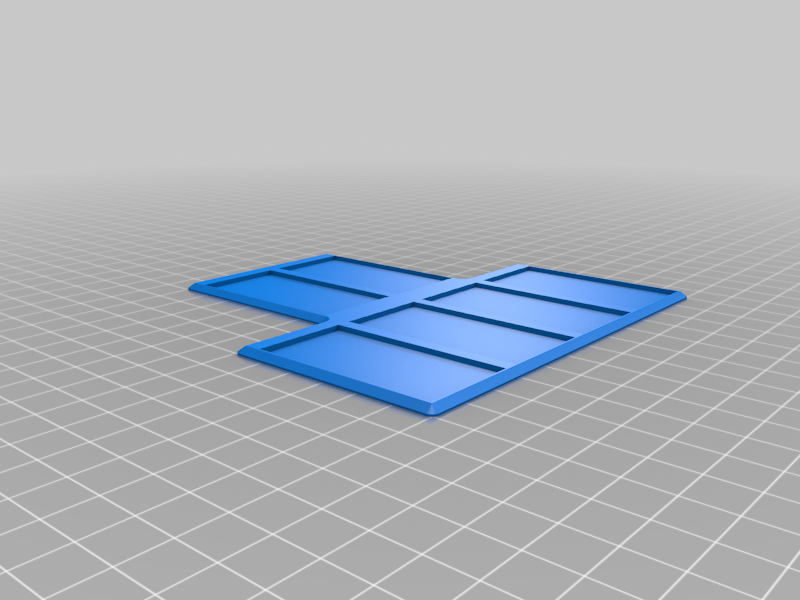 Free 3D file Cavalry Base 25x50 Rectangle Slot・3D printer design to ...