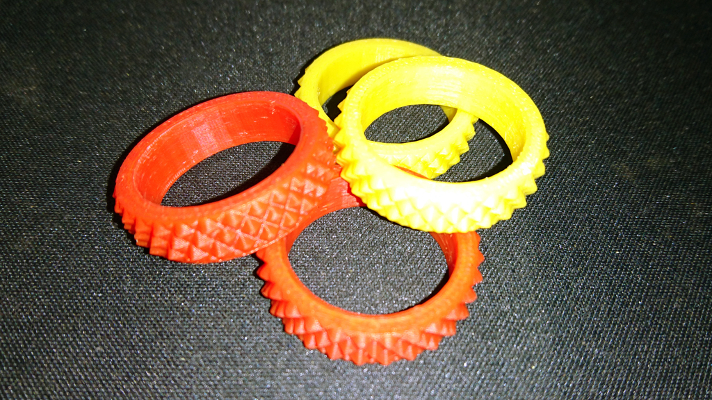 Free 3D file Knurled Ring EDC Fidget Widget・3D printing template to ...