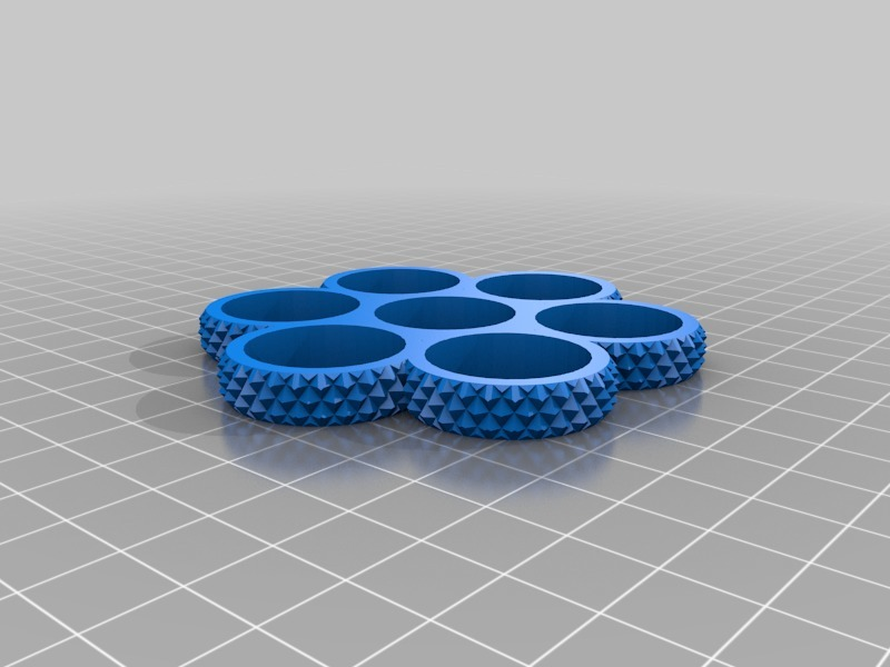 Free 3D file Knurled Tri-Spinner EDC Fidget Widget / Triple Bearing ...