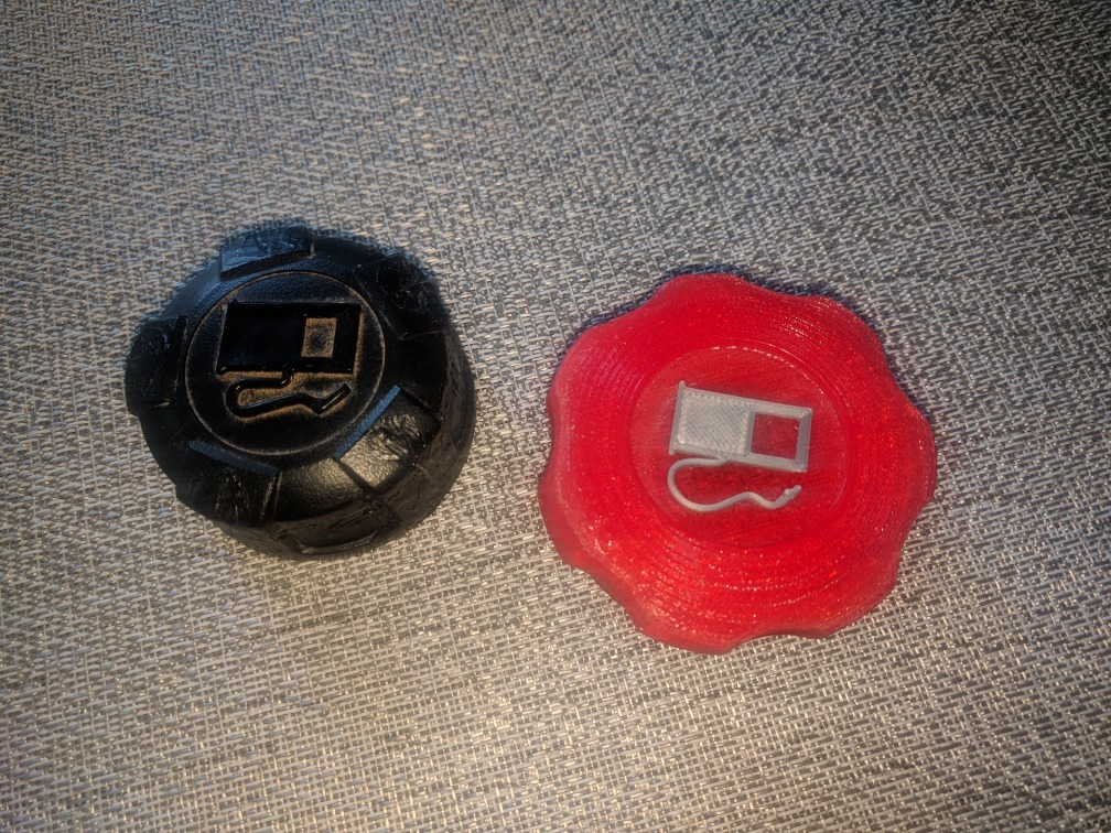 Free 3D file Ariens 21 lawn mower gas tank cap 🪖・3D print design to ...