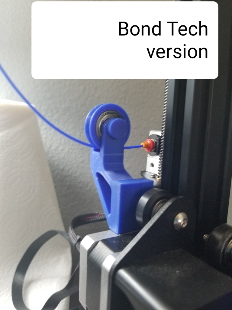 Archivo 3D gratuito Rodillo de entrada de filamento Bond Tech 🔧・Design para impresora 3D para ...