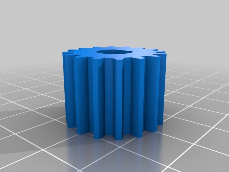 Free 3D file trailer 5/16" 16 tooth drive gear・Template to download and ...