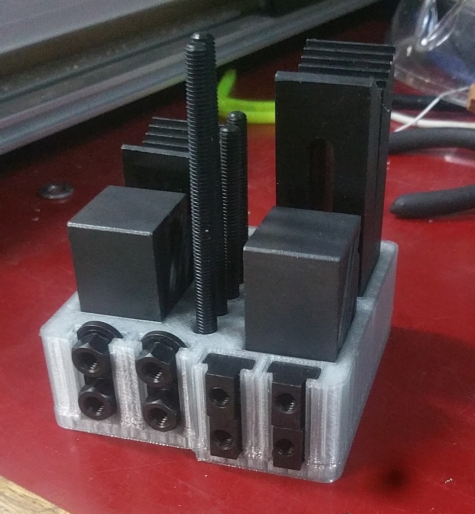 Free 3D file CNC Clamps Holder & Organizer・3D printer design to ...