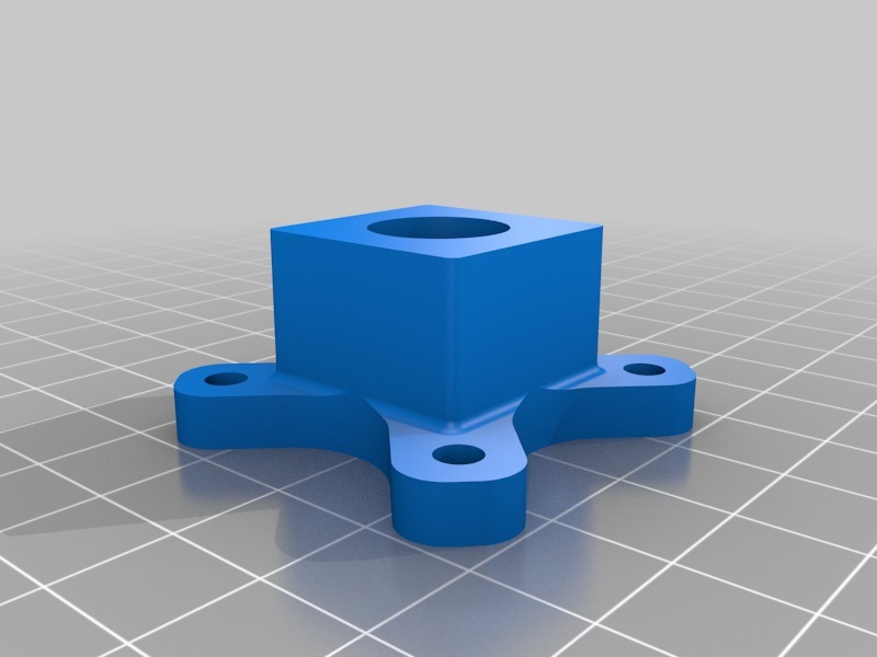 Free 3D file Trapezoidal thread nut holder (10x2)・3D print model to ...