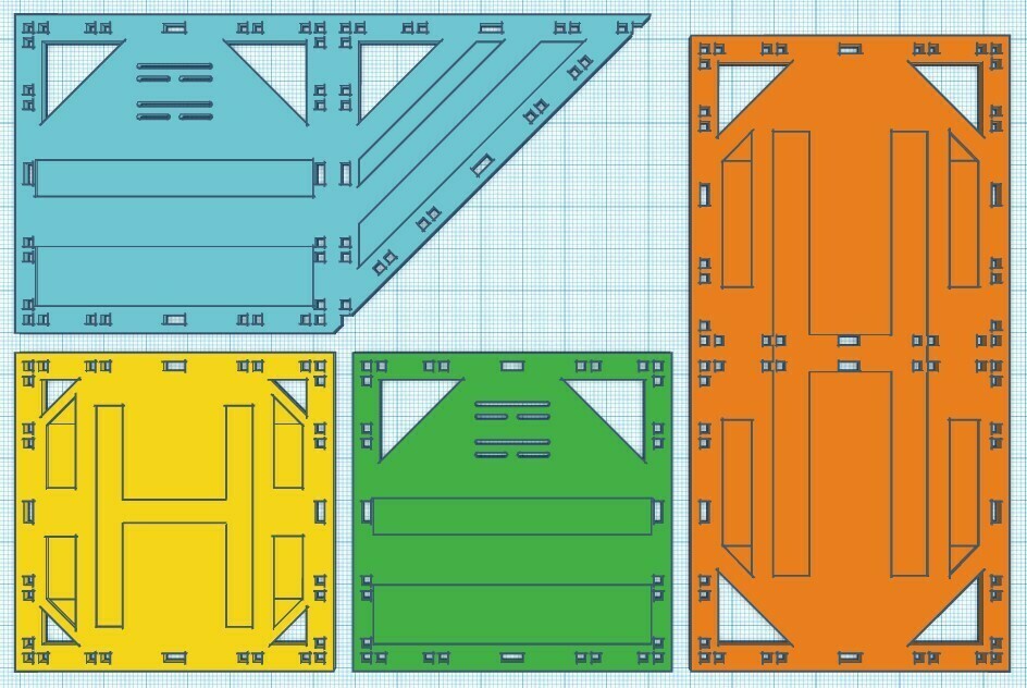 Fichier 3D gratuit 3" cube Terrain modulaire de science-fiction 5a ...