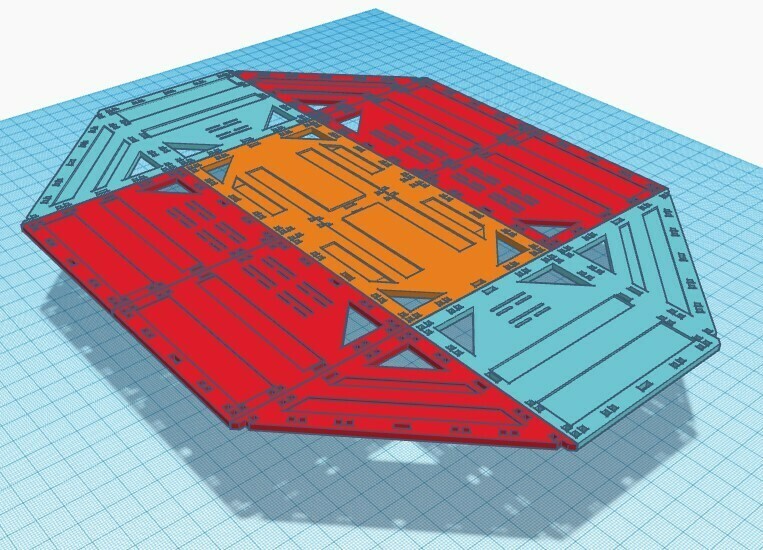 Fichier 3D gratuit 3" cube Terrain modulaire de science-fiction 5a ...