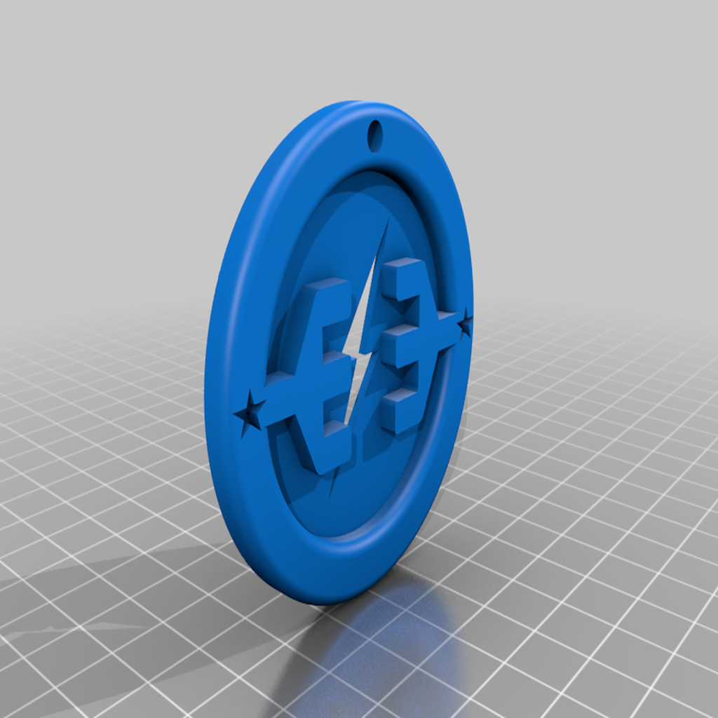 Free 3D file Key chain of Logo・3D print design to download・Cults