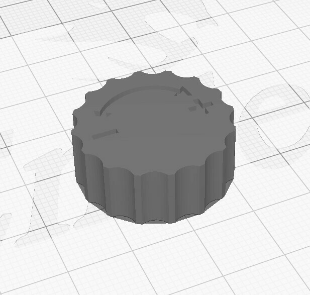 Free 3D file Dillon Friction Fit Powder Measure Knob・Object to download ...