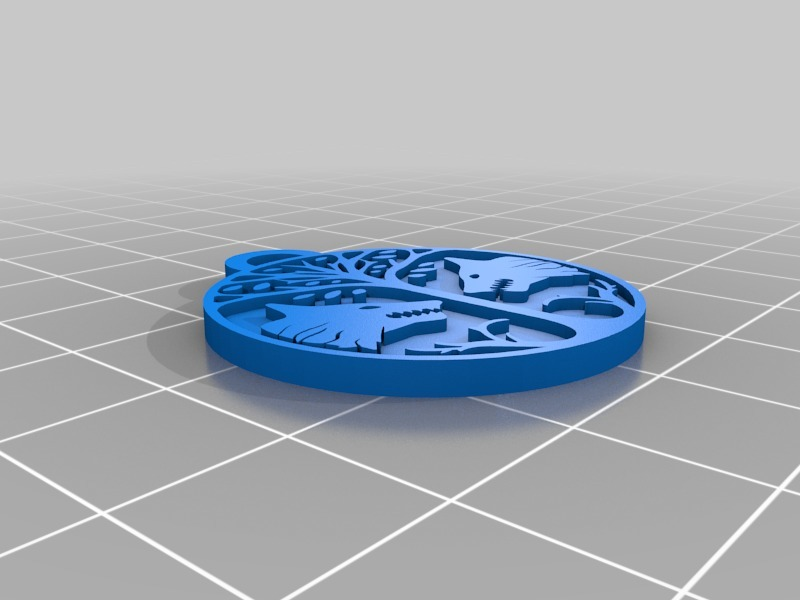 Free 3D file Iron Medallion Necklace・3D printable design to download・Cults
