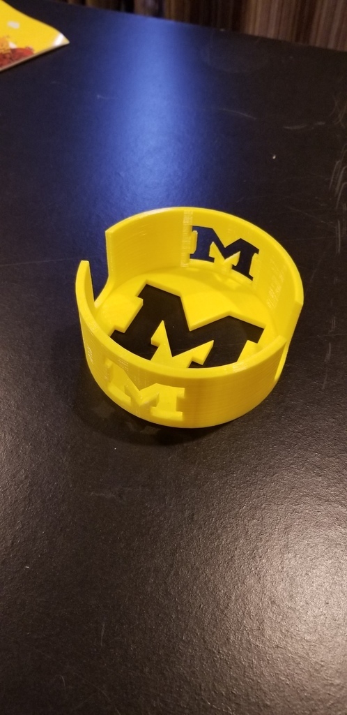 Free 3D file Michigan Coaster Holder・3D printer model to download・Cults