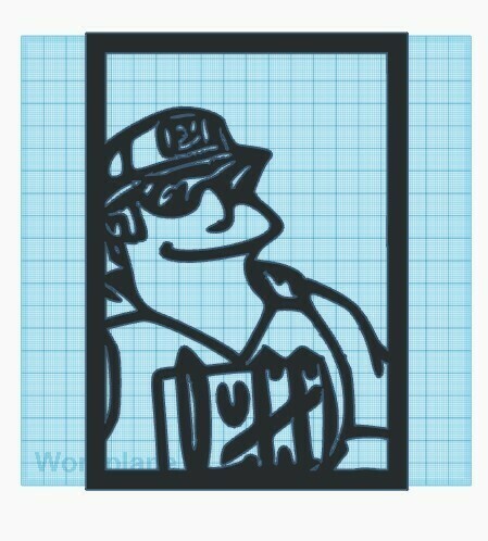 Free 3D file Duff Man framed wall art・3D printer model to download・Cults