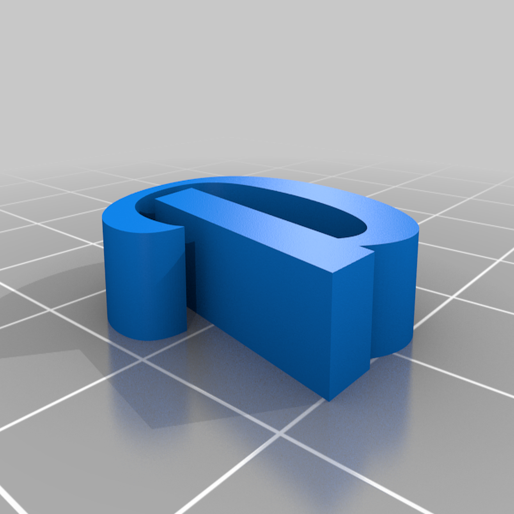 Free 3D file D・3D printer design to download・Cults