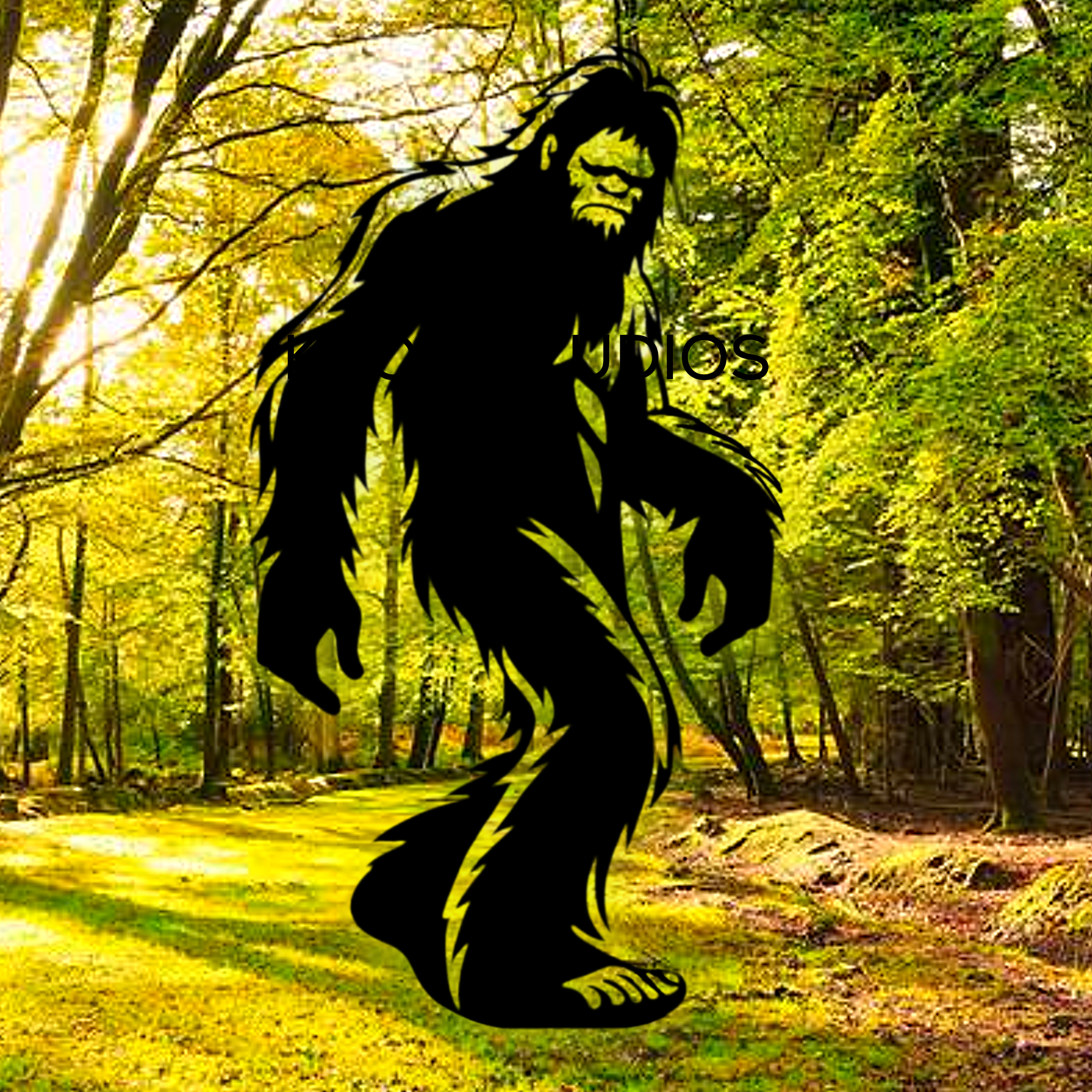 STL file Walking Big Foot wall art Realistic Sasquatch wall decor 2d ...