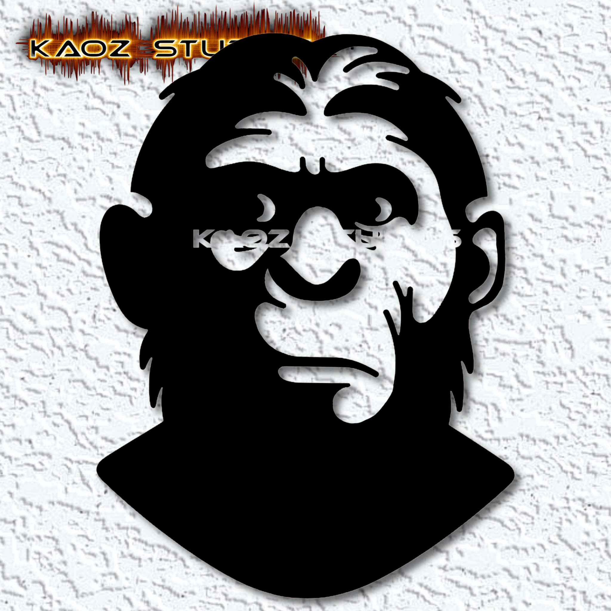 STL file neanderthal wall art caveman wall decor 2d art・Template to ...