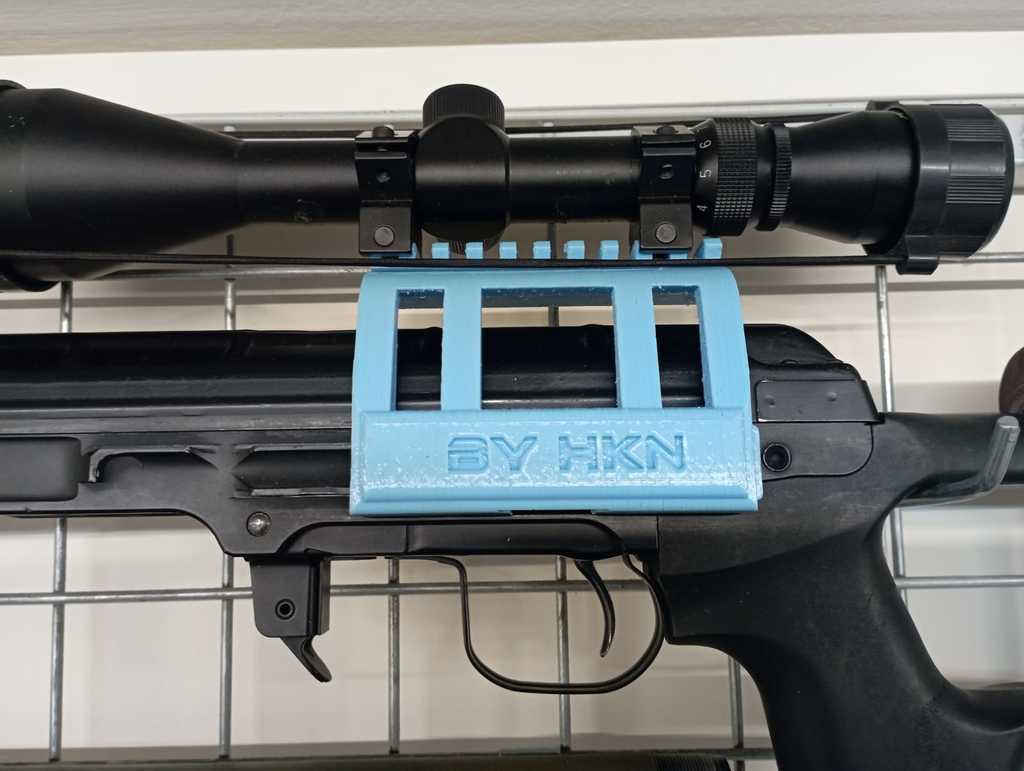 Archivo 3D gratis Airsoft cyma dragunov lateral Scope mount・Modelo para ...