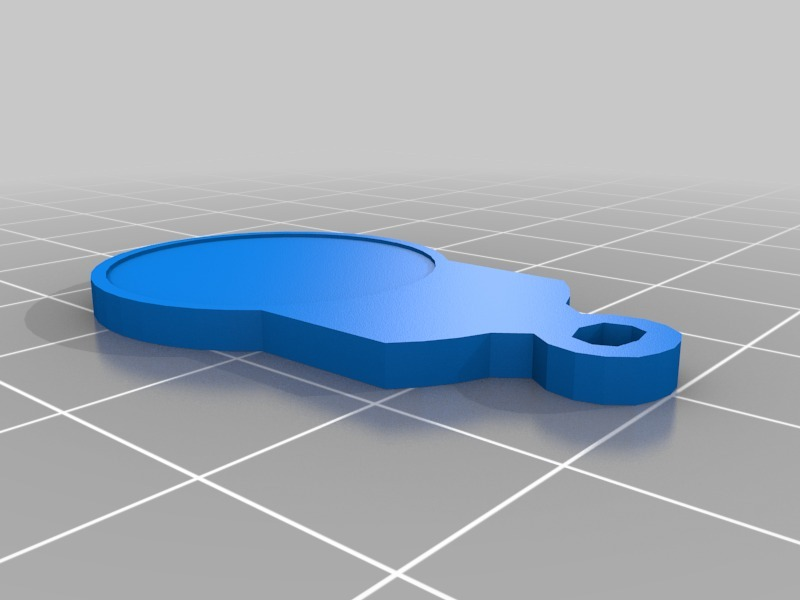 Free 3D file Little usable keychain for the shoping cart.・3D printable ...