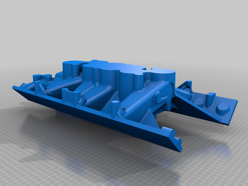 Archivo 3D gratuito Colector de admisión de motor V8 para Rover o Buick 215・Objeto imprimible en ...