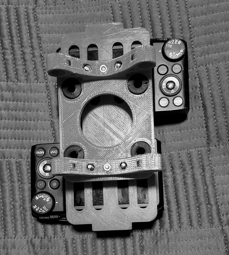 Free 3D file Dual Canon SX260 UAV mount・Model to download and 3D print ...