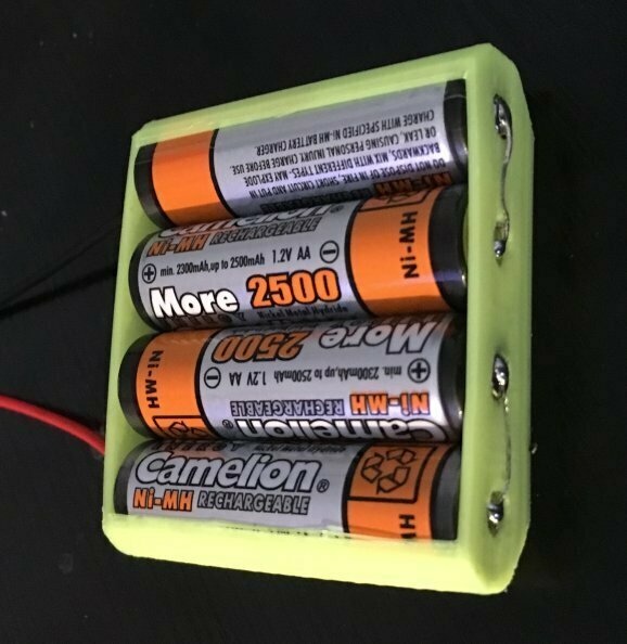 Free 3D file AA Battery holder accu pack・3D printable model to download ...
