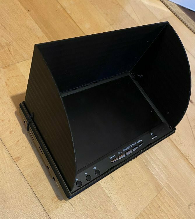 Free 3D file Light shield for Eachine FPV monitor LCD5802D / LCD5802S ...