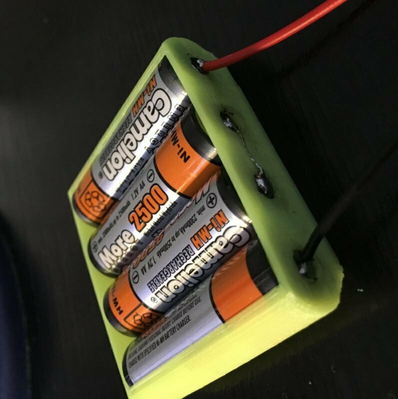 Free 3D file AA Battery holder accu pack・3D printable model to download ...