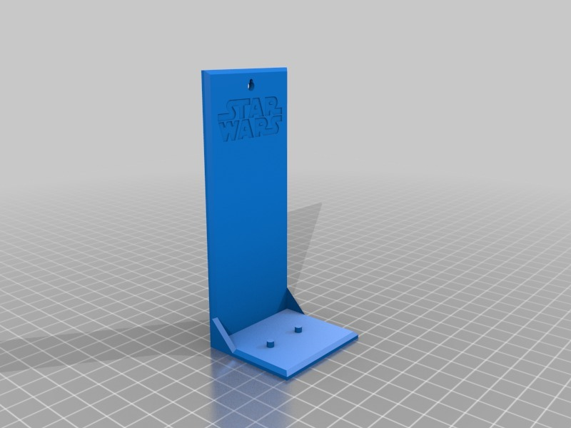 Free 3D file Vintage Star Wars Figure Wall Mount・3D print design to ...