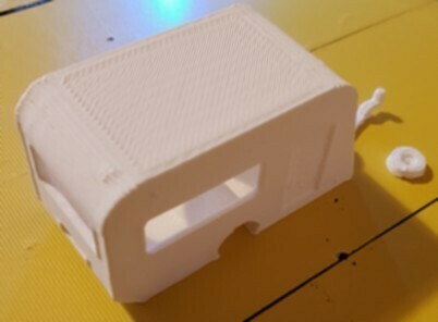 Free 3D file caravan in HO scale - based on JPGO N scale model・Template to download and 3D print ...