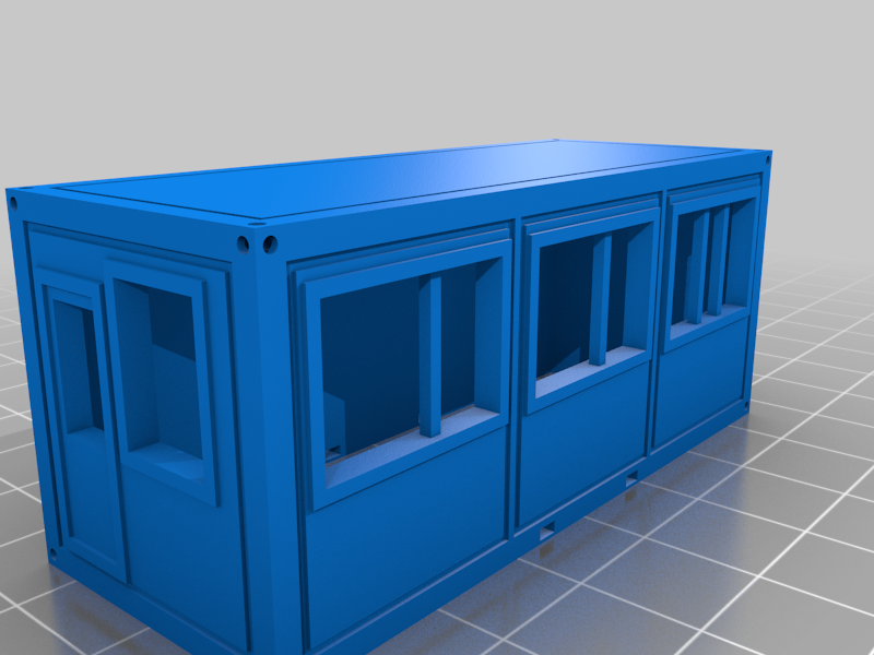 Free 3D file Home container 20ft HO (prototype)・3D printing design to ...
