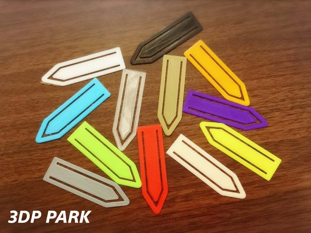 Free STL file Bookmark - basic 🔖・3D printable model to download・Cults