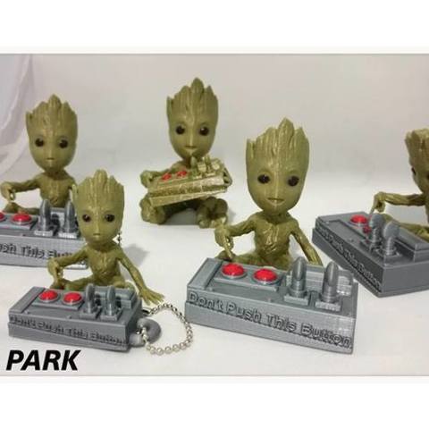 Descargar archivo 3D gratis Baby Groot 5-1 (Don't Push This Button) ・ Cults