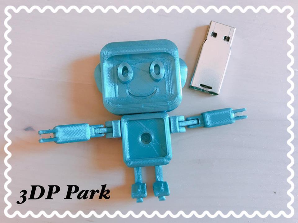 Free STL file Robot USB drive・3D printable model to download・Cults