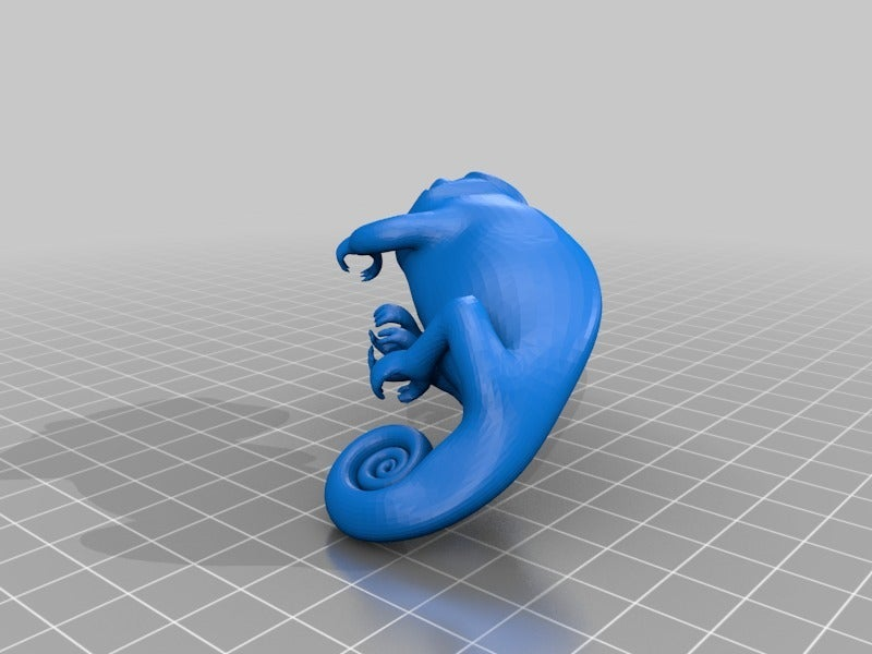 Free STL file Chameleon (Nylon filament) 🪢・3D printing idea to download ...