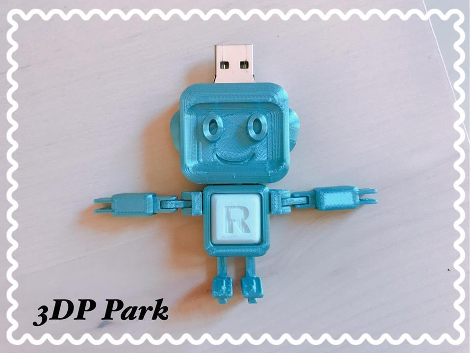 Free STL file Robot USB drive・3D printable model to download・Cults