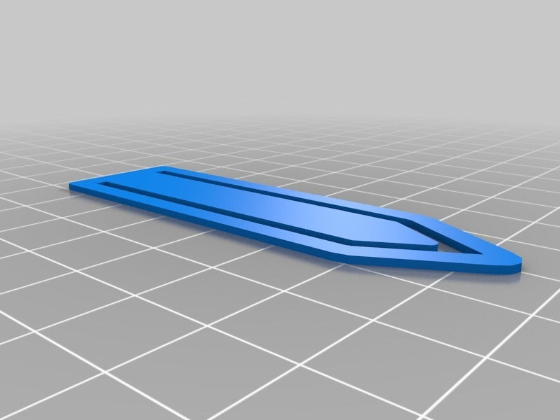 Free STL file Bookmark - basic 🔖・3D printable model to download・Cults