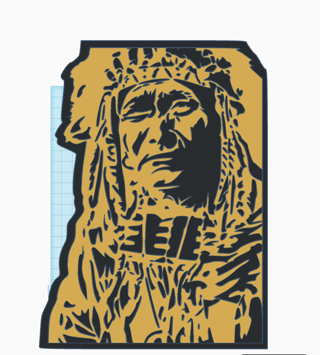 Free 3D file Native American Chief Indian 🎨・3D printable model to ...