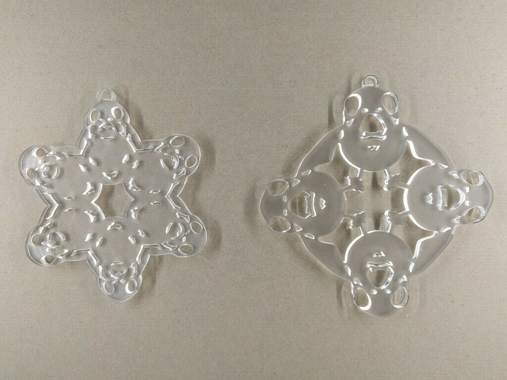 Free 3D file Porg Snowflakes for Lasercutting・3D printing model to ...