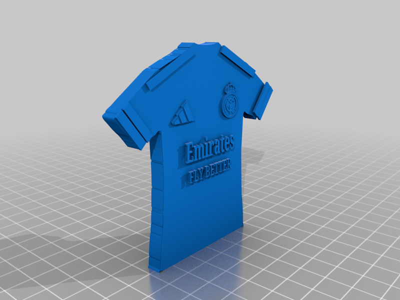 Free 3D file Real Madrid jersey・3D printer model to download・Cults