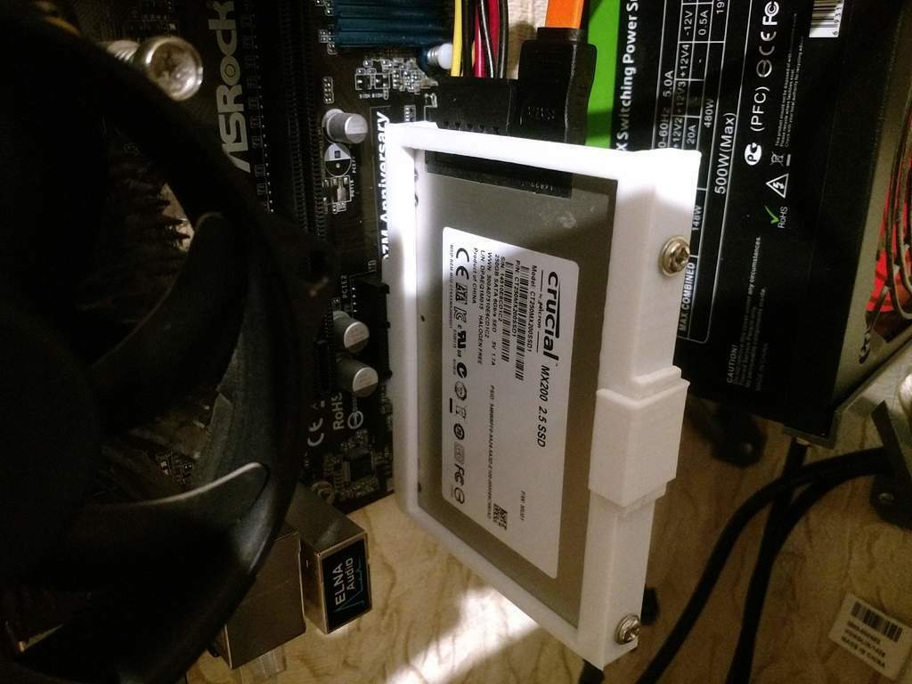 Free 3D file PCIe 1x Card HDD Bracket・3D printing template to download ...