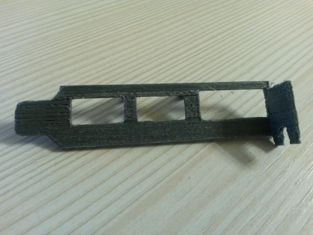 Free 3D file PCI Bracket low profile for USB 3.0 and eSATA・3D printing ...