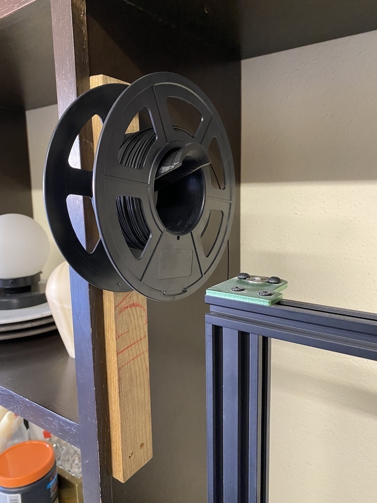 Free 3D file simple screw on wall mount spool holder 🪢・Design to ...