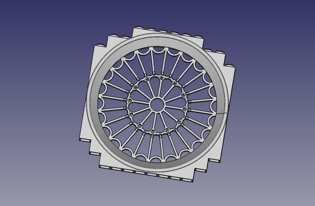Free 3D file Rosette 12 x12・3D printing template to download・Cults