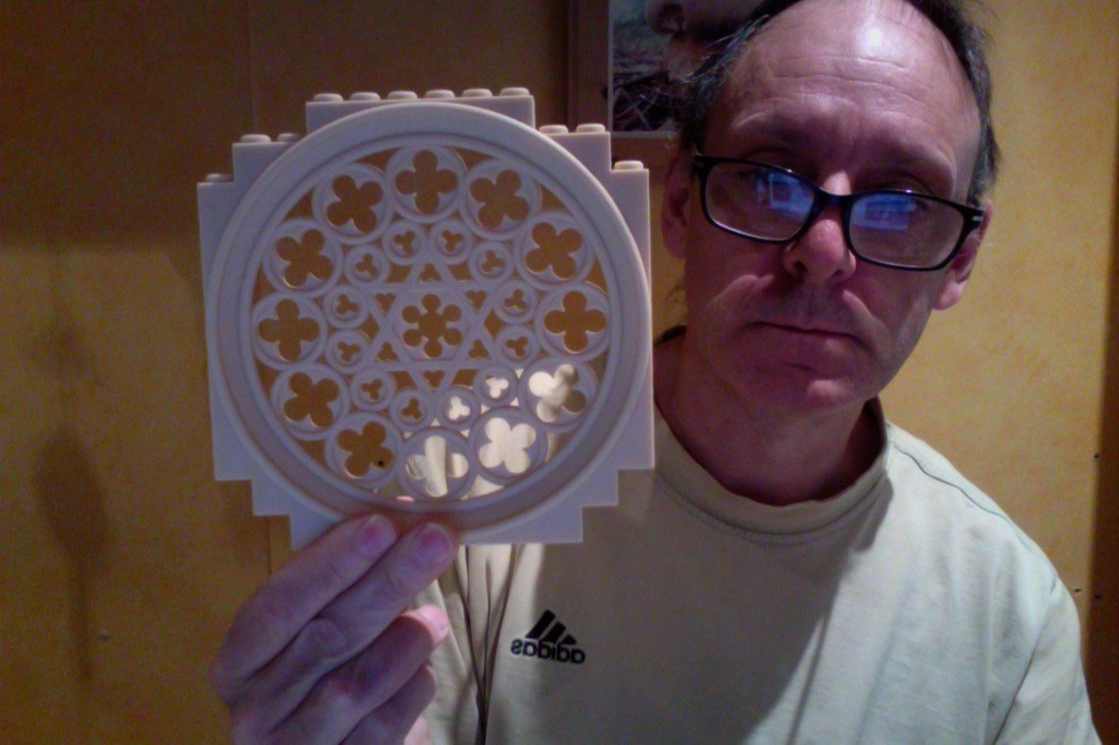 Free 3D file Rose window 12x12 Burgos・3D printing model to download・Cults