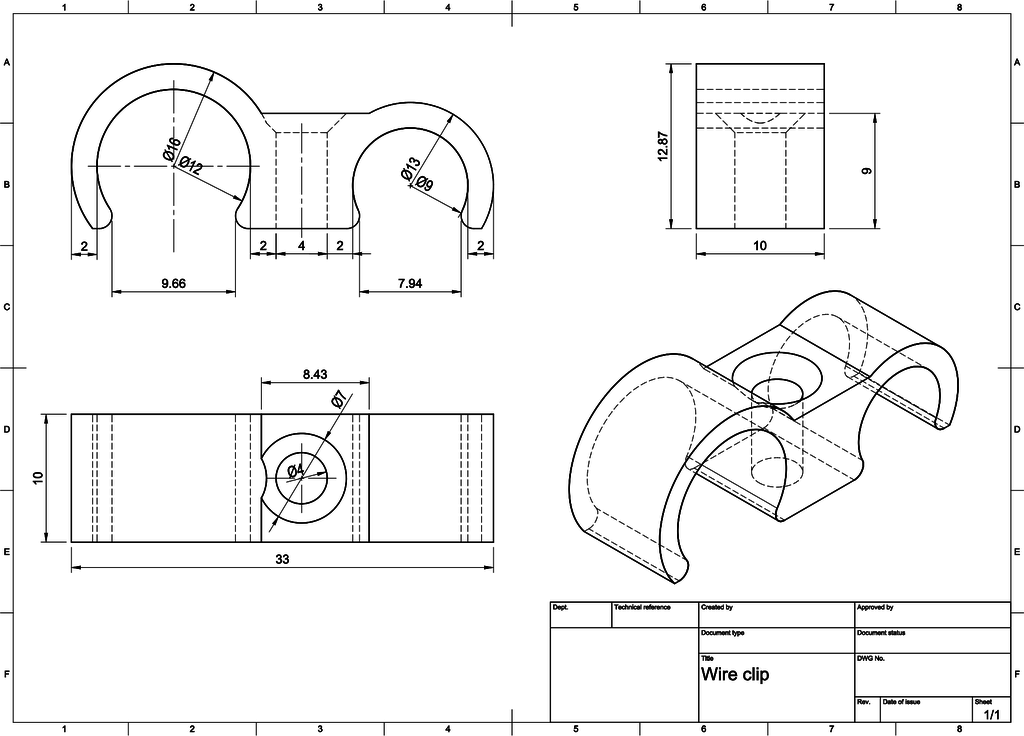 Free 3D file Wire clip ⌀9 ⌀12・3D printer model to download・Cults
