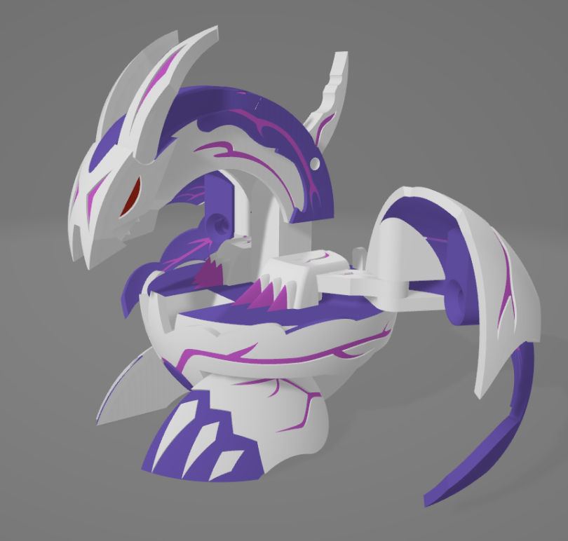 Archivo 3D gratis Naga silencioso - Bakugan 🧑‍🔧・Modelo imprimible en 3D ...