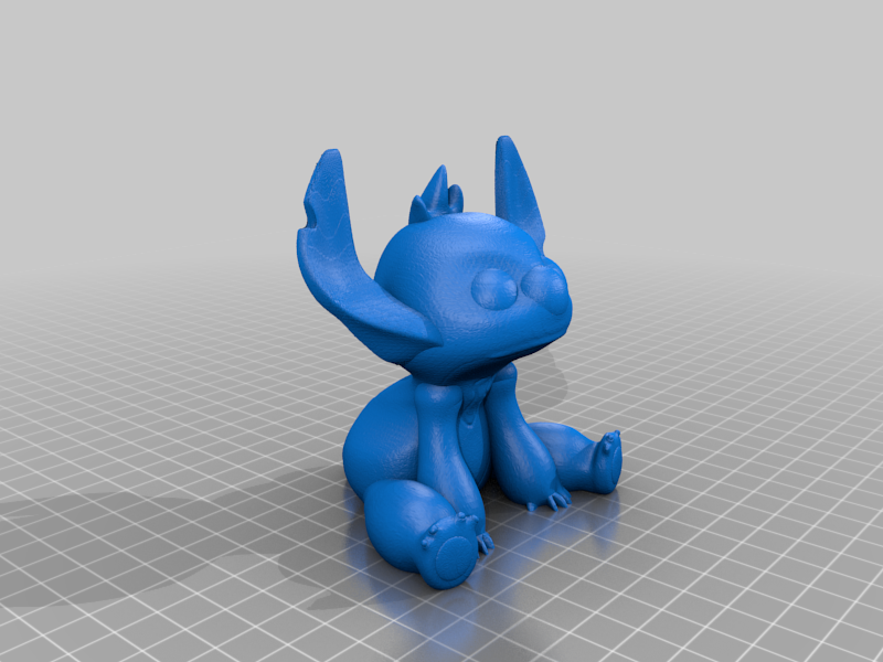 STL file Cute Stitch supportless , easy print・Model to download and 3D ...