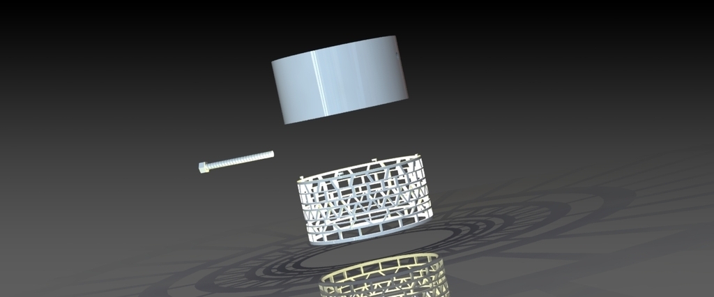 Free 3D file Desk Lamp 1, 3 parts・3D printer model to download・Cults