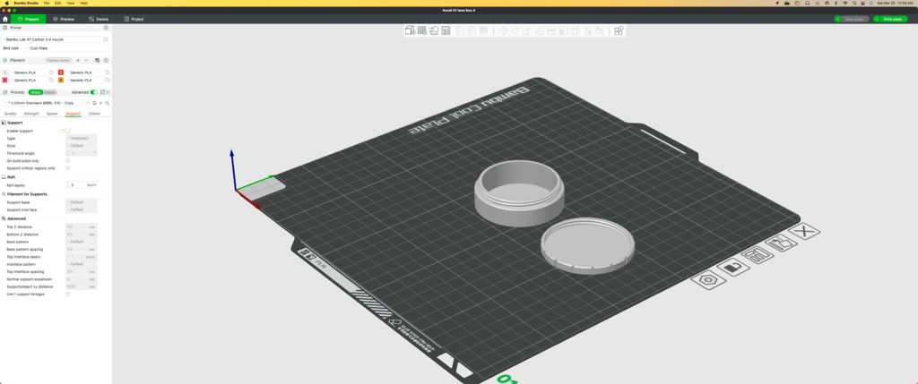 Free 3D file Axcel Lens Storage Box 41 mm・3D print design to download・Cults