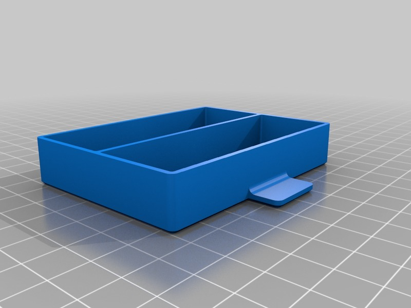 Free 3D file Drawer box with two #2 compartments・Template to download ...