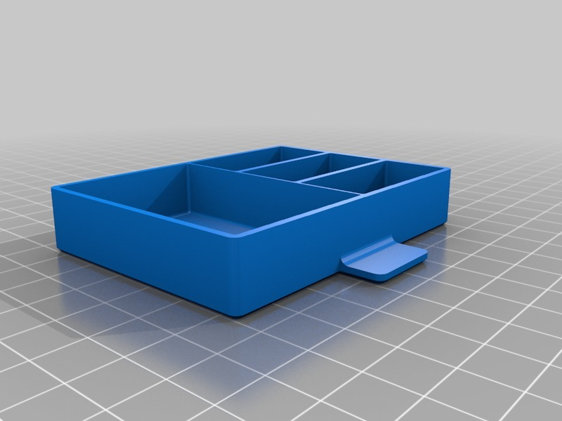Free 3D file Drawer box with four #3 compartments・3D printable model to ...
